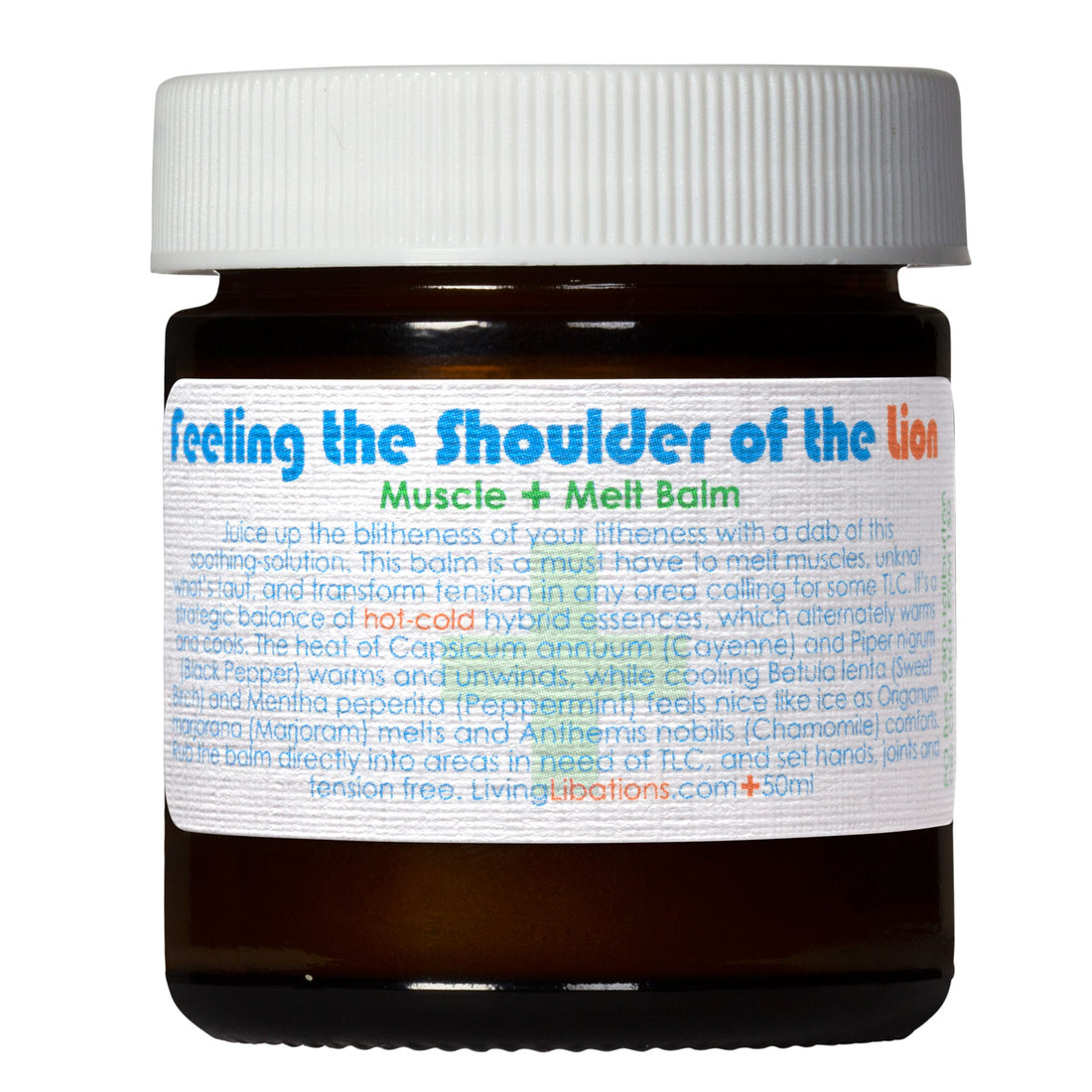 Feeling the Shoulder of the Lion - Muscle Melt Balm – Living Libations CA